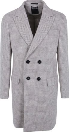 Ermenegildo Zegna Regular Coat - Homme - Manteaux - Gris - Taille: L