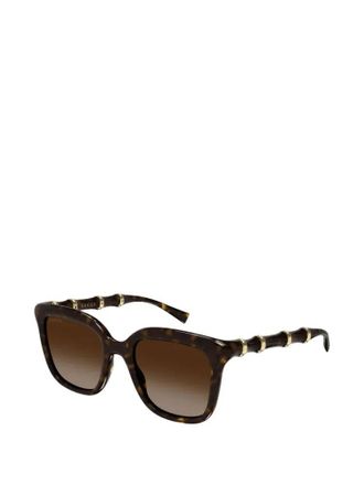 Gucci GG2058S Havana Oversized Sunglasses - Brown