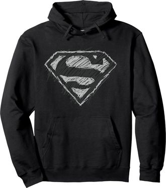DC Comics Superman Logo Sketch Pullover Hoodie