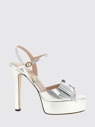 Valentino Garavani Sandalen Mit Absatz Damen Farbe Silber