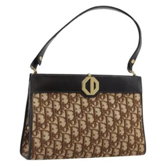 Dior Pre-owned Trotter Canvas Umh&auml;ngetasche - - Pre-owned - Damen - Braun - ONE SIZE