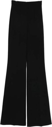 Sportmax Femme, Pantalons, Noir, Taille: 42 FR Pantalon Large Taille Haute