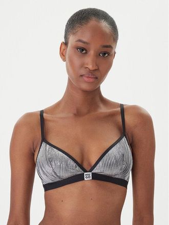 HUGO BOSS Bralette-BH Plisse 50549909 Silberfarben