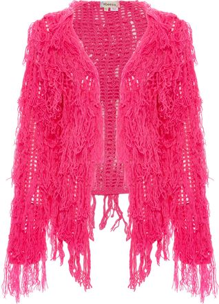 Mymo Strickjacke Frauen Rosa
