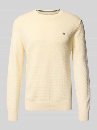 GANT Regular Fit Strickpullover aus reiner Baumwolle