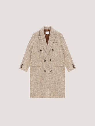 Circolo 1901 Double-breasted coat Canapa Herringbone / 38
