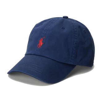 Ralph Lauren Femme, Accessoires, Bleu, Taille: ONE Size Casquette de Baseball Classique Navy Rouge