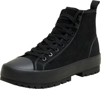 Calvin Klein Jeans Herren Lugged Hybrid High Laceup AUTH YM0YM01092 Sneaker, Schwarz (Triple Black), Größe 40, Black Triple Black, 40 2/3 EU