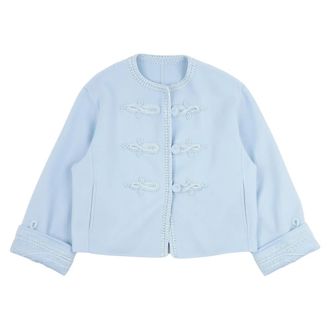 Ermanno Scervino Leichte Jacke - - Jackets - Damen - Blau - M