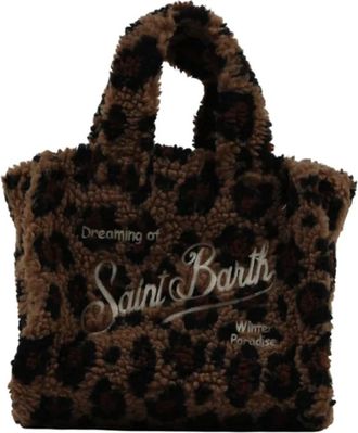 MC2 Saint Barth Femme, Sacs, Brun, Taille: ONE Size Vanity Mini Teddy Handbag