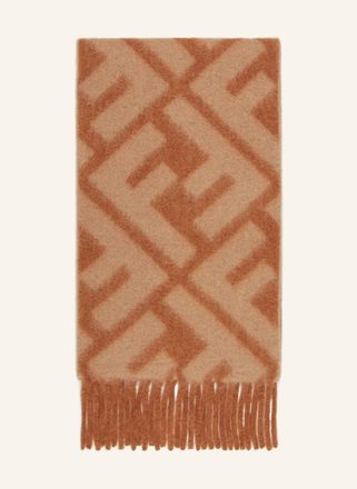 Fendi Schal Mit Alpaka beige