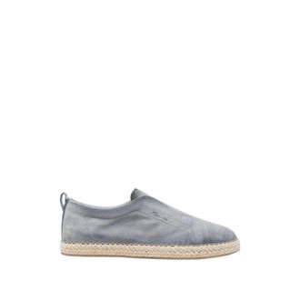 Santoni Homme, Chaussures, Bleu, Taille: 41 EU Chaussures plates espadrilles