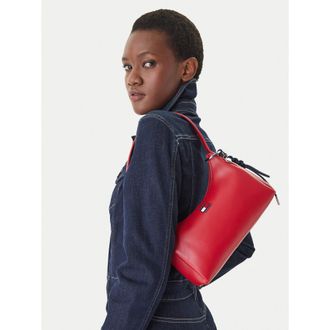 Tommy Jeans Handtasche Tommy Jeans Tjw City Charm Shoulder Bag AW0AW18458 Rot