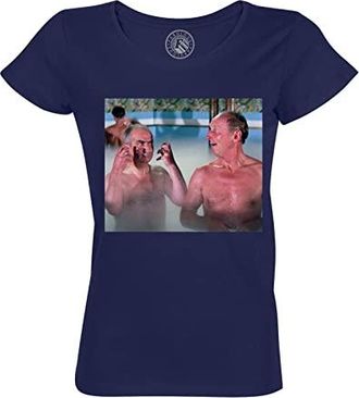 Fabulous T-Shirt Femme Col Rond La Grande Vadrouille Louis De Funes Bourvil Big Moustache Bains Turcs
