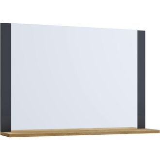 ebuy24 Bac de badge miroir Lendas 0 Anthrazit / Honig-Eiche
