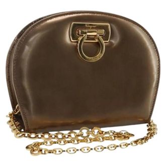 Ferragamo Pre-owned Ledertasche - - Pre-owned - Damen - Braun - ONE SIZE