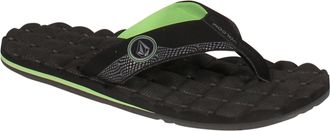 Volcom Flip-Flop f&uuml;r Herren, Schwarz Gr&uuml;n, 12