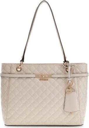 Guess sac à épaule Idra Noel Tote Bag Stone écru