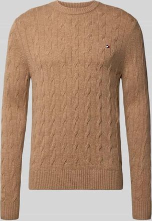 Tommy Hilfiger Regular Fit Pullover aus reiner Schafswolle