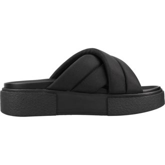 Tommy Jeans Flatform Sandal Sliders - - Shoes - Damen - Schwarzk - 39 EU