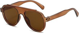 Generic Lunettes De Soleil Dextérieur À Grande Monture For Hommes Sport For Femmes, Vacances, Plage(Clear)