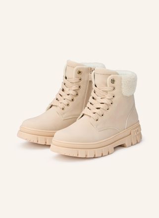 Tommy Hilfiger Schn&uuml;rboots beige