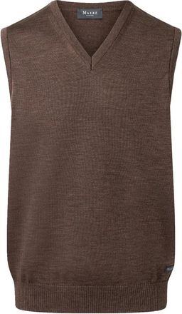 Maerz Pullunder aus maschinenwaschbarer Merinowolle mit V-Ausschnitt in