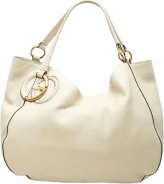 Gucci Sac bandouli&egrave;re en serg&eacute; Pre-owned - Femme - Pre-owned - Blanc - Taille: ONE Size