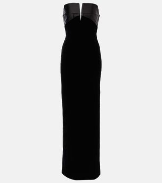 Roland Mouret Robe longue en velours