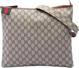 Gucci Sac bandouli&egrave;re en toile Pre-owned - Femme - Pre-owned - Beige - Taille: ONE Size