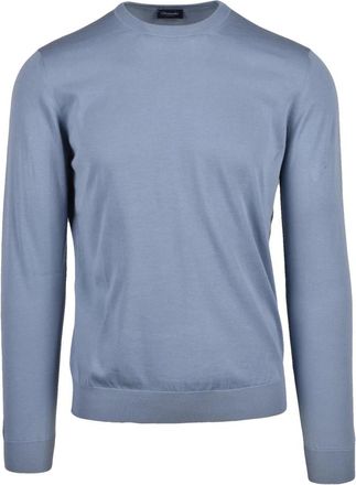Drumohr Homme, Pulls, Bleu, Taille: M Maglioncino Girocollo