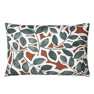 Riva Paoletti Willow Kissenbezug, Baumwolle Polyester, Brick, 35 x 50cm