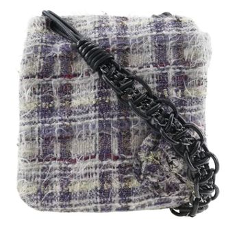 Chanel Pre-owned Tissu sacs-bandouliere - Femme - Pre-owned - Violet - Taille: ONE Size