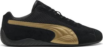 Puma Low-Top Sneaker - Puma Speedcat Premium Black Gold - Gr. 38,5 (EU) - in Schwarz - f&uuml;r Damen
