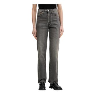 Levi's Ribcage Full Length - - Jeans - Damen - Grau - W26 L32