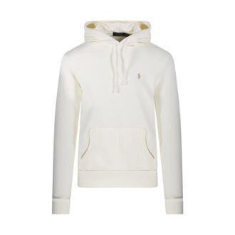 Ralph Lauren Homme, Sweatshirts et sweats &agrave; capuche, Blanc, Taille: L SweaT-shirt en molleton boucl&eacute;