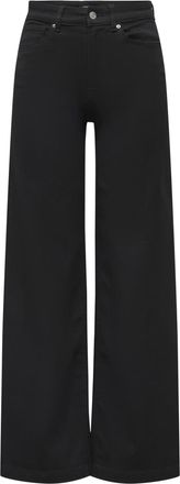 Only Damen Onlmadison-Royal Hw Wide DNM, Black Denim, M / 34L
