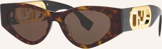 Fendi Sonnenbrille fn000609 braun