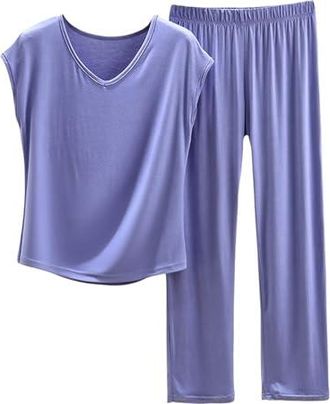 Generic V&ecirc;tements de sport 2 pi&egrave;ces pour femme - Imprim&eacute; papillon - Sweat-shirt - Pantalon de jogging avec poches - Ensemble de d&eacute;tente 2 pi&egrave;ces pour femme, b