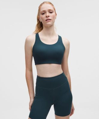 lululemon Soutien-gorge Energy &agrave; maintien maximal pour Femmes - Bleu - Taille 34DDD