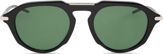 Givenchy GV One Sonnenbrille mit ovalem Gestell - Schwarz
