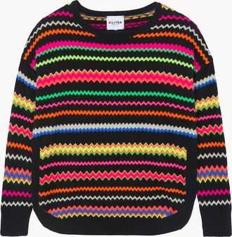 Kujten Pull cachemire col rond - Pull Marisol
