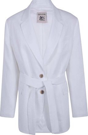 Semicouture Veste Casual - Blanc