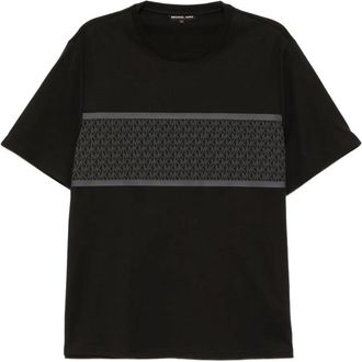 Michael Kors t-shirt à rayures - Noir