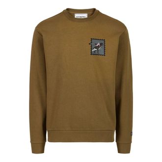 Iceberg Homme, Sweatshirts et sweats &agrave; capuche, Vert, Taille: S SweaT-shirt ras du cou