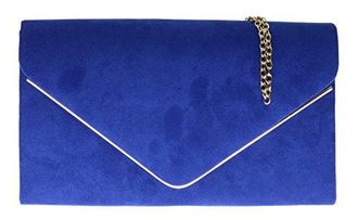 Girly HandBags Cadre Suede Pochette