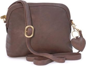 Gigi Petit Sac Bandoulière Femme Cuir - Sac à Main - Sac Porté Croisé Avec Bandoulière Réglable - 10190 - Marron