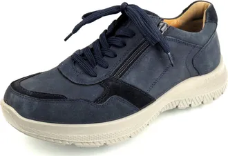 Jomos Herren Schn&uuml;rer Rei&szlig;verschluss LOSE Einlagen blau Leder extra weit (blau, EU Schuhgr&ouml;&szlig;ensystem, Erwachsene, Numerisch, X-Weit, 43)