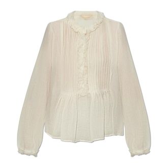 Ulla Johnson Femme, Blouses et Chemises, Beige, Taille: 34 FR Adriel Shirt