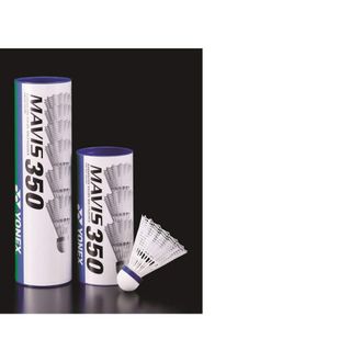 Yonex Yonex Mavis 350 6er Dose Badmintonball, Unisex, Erwachsene, Wei&szlig;, FAS